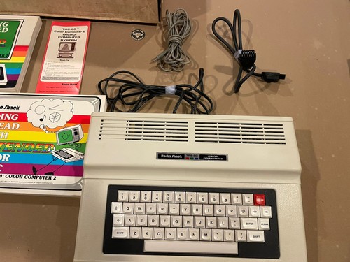vintage radio shack tandy trs-80 Color Computer 2 Lot | eBay