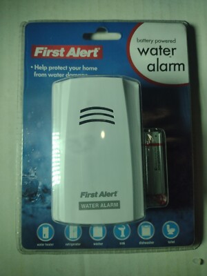 First Alert WA100 Battery Operated Water Alarm | eBay