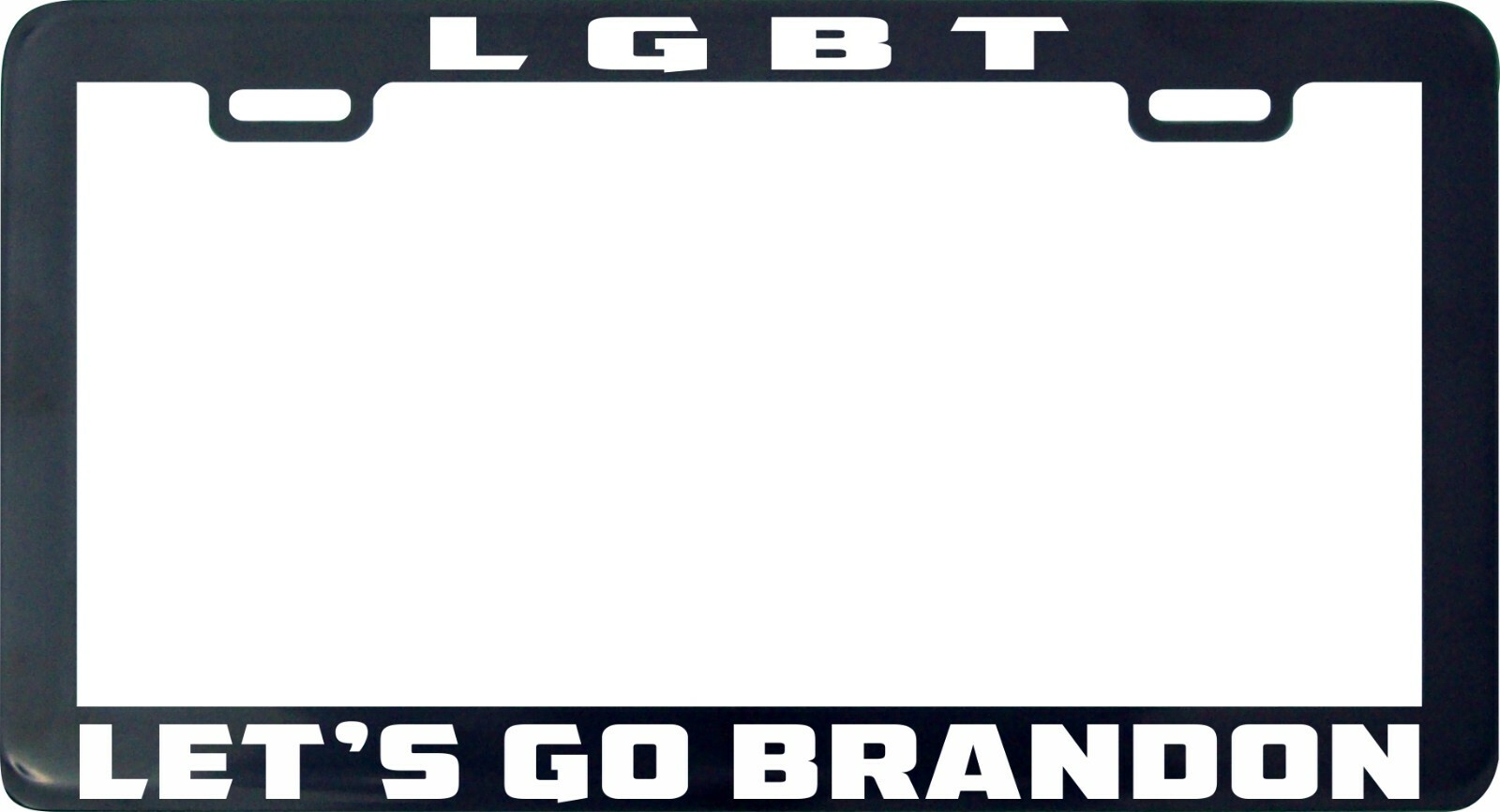LGBT FJB Let's Go Brandon Joe BIden funny license plate frame | eBay