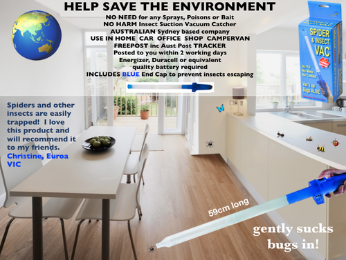 KATCHA BUG & INSECT CATCHER Spider & Insect Vac ALL AROUND THE HOME ...