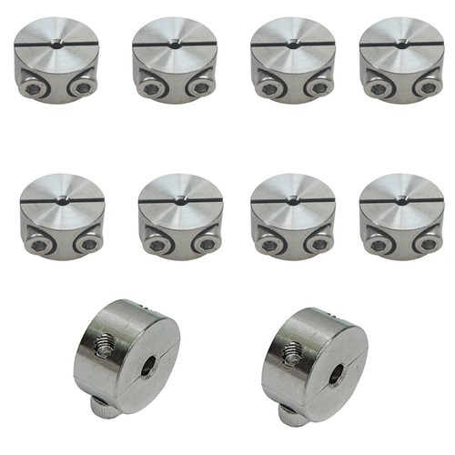 1/8 2 Part Wire Cable Clamp Stop Rope Wire Stainless Steel 10Pcs ...