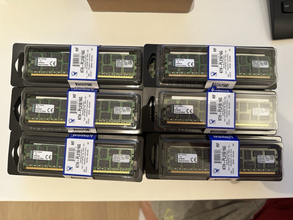 384GB = 24x Kingston KTH-PL318/16G HPE 708641-B21 Gen8 DL360 gen8 | eBay