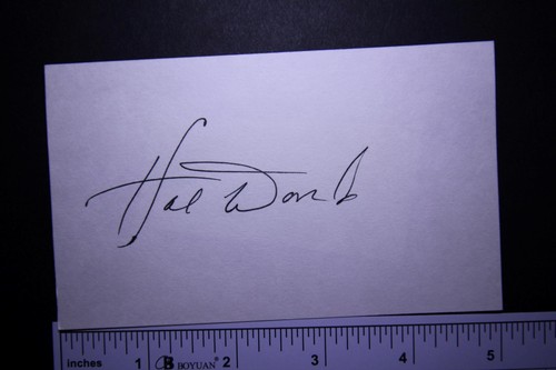 POP~R & B/SOUL American Lyricist HAL DAVID (1921-2012) AUTOGRAPH INDEX ...