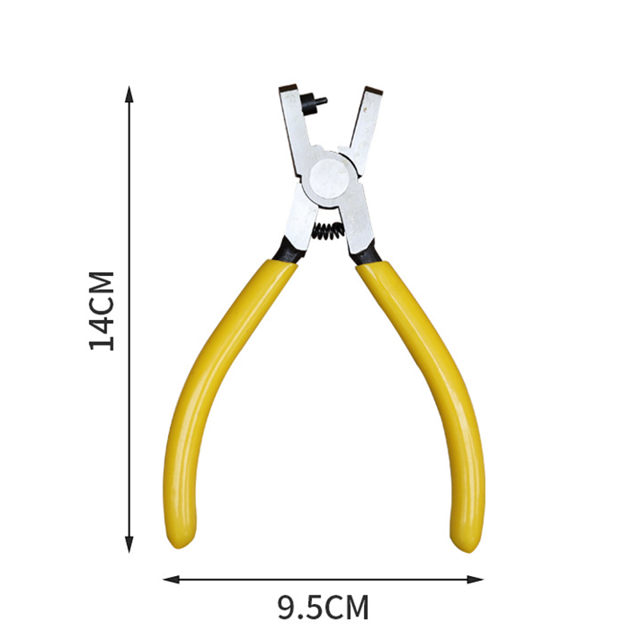 2PCS Universal Handheld Leather Strap Hole Punch Tool Leather Hole ...