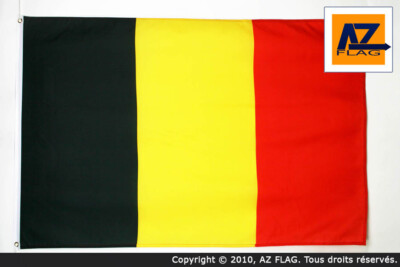 DRAPEAU BELGIQUE 150x90cm - DRAPEAU BELGE 90 x 150 cm - DRAPEAUX - Neuf ...