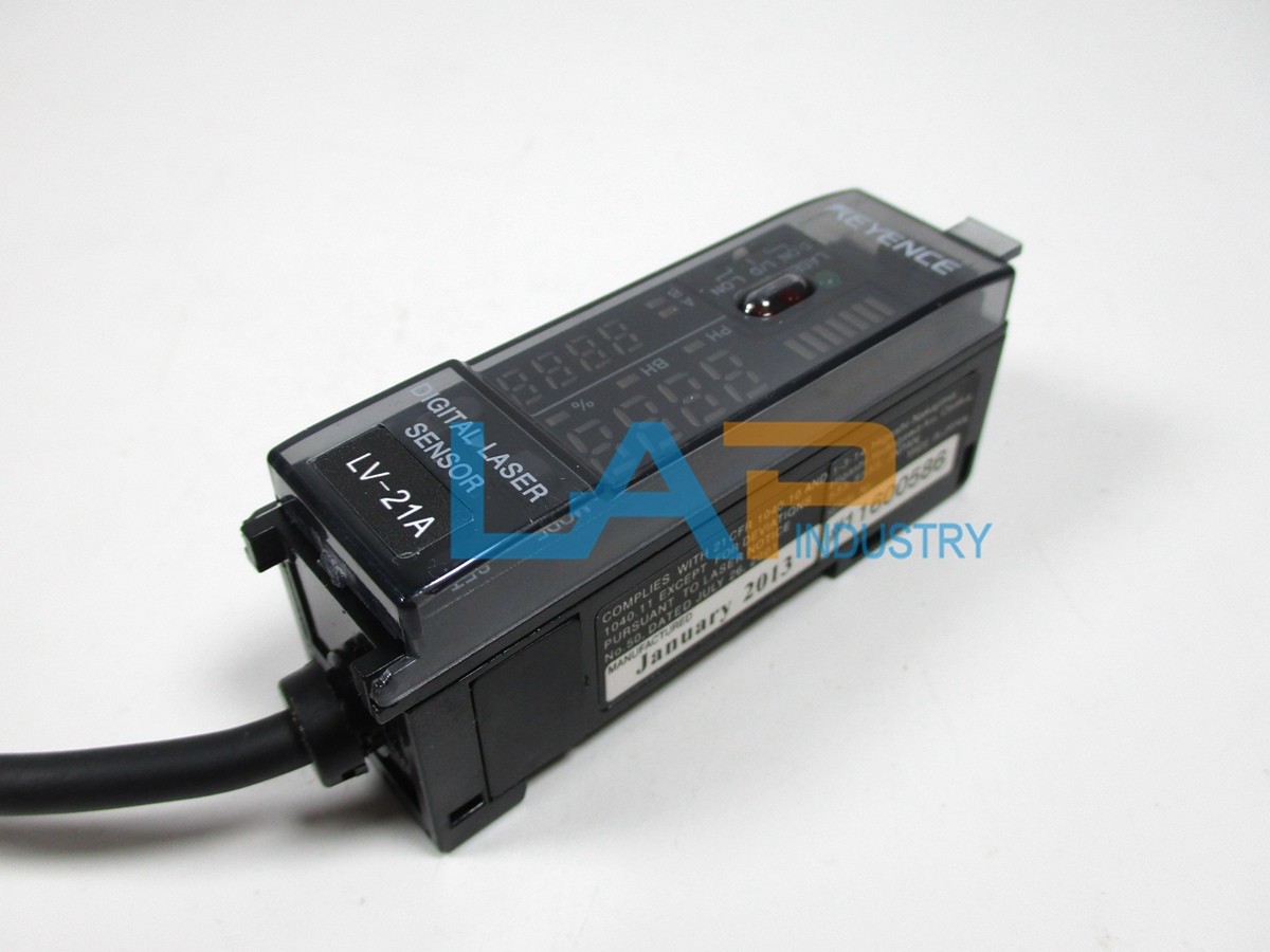 NEW Keyence LV-21A Ultra Compact Digital Laser Optic Sensor Amplifier ...