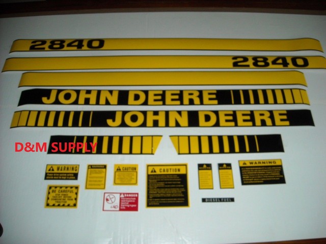 Business & Industrial John Deere 2640 tractor decal set early model ...