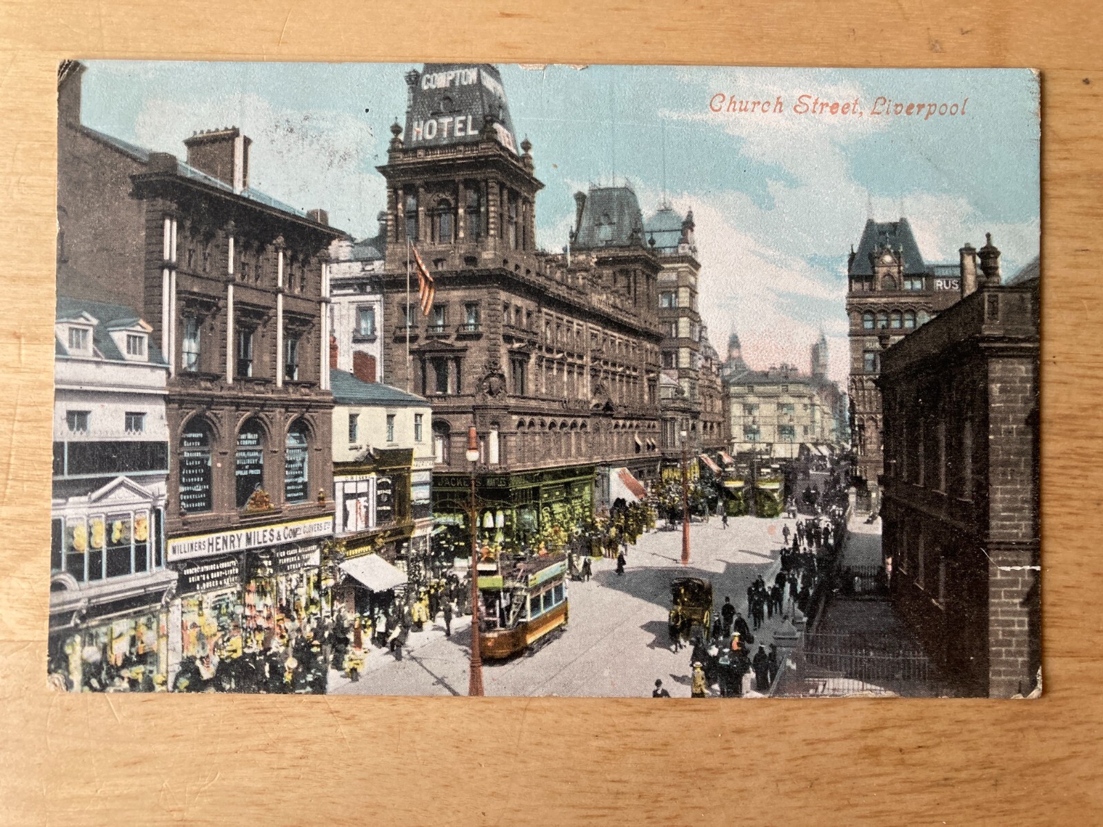 Church Street, Liverpool City Centre, Edwardian postcard 1903 | eBay UK