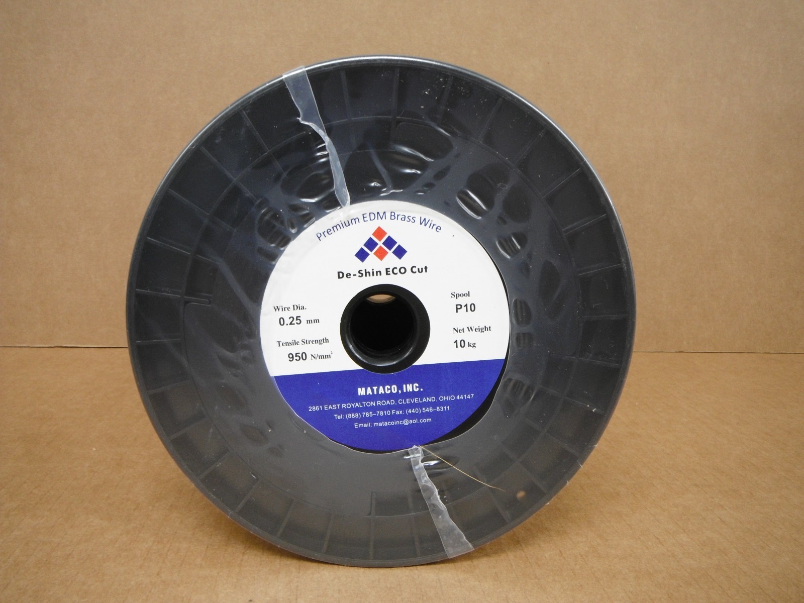 HARD BRASS EDM WIRE (1) ONE 22# spool .010" .25mm 950N Mitsubishi ...