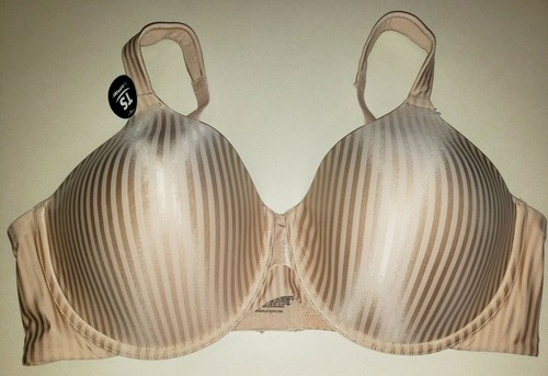 womens NEW NWT PLAYTEX tan UNDERWIRE BRA size 44D 44 D molded cups MSRP ...