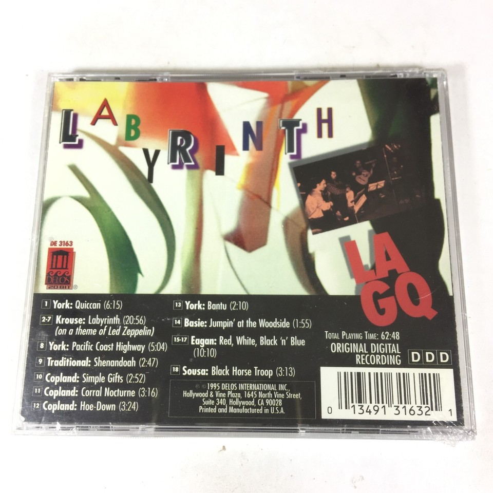 Labyrinth - Los Angeles Guitar Quartet - AUDIO CD - NEW | eBay
