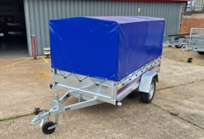 Box Tilt Trailer Single Axle Camping 8.7ft x 4.4ft 265cm 135cm 750kg ...