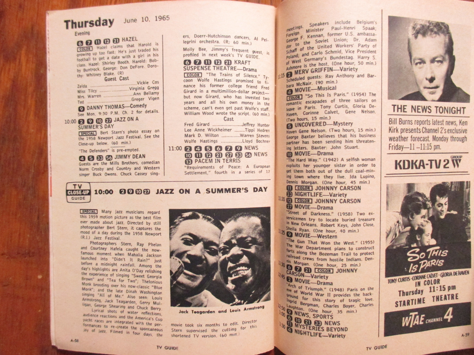 Jun-1965 TV Guide(GARDNER McKAY/FLIPPER/IVAN TORS//PHYLLIS DILLER/THE ...