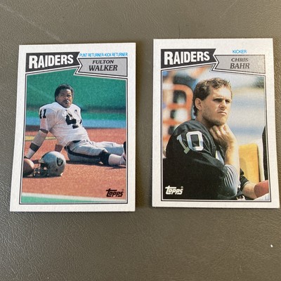1987 Topps Los Angeles Raiders 10 card lot | eBay