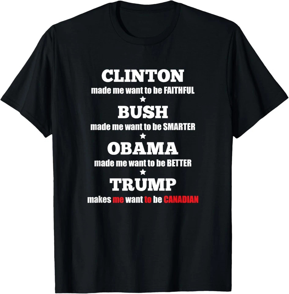 Trump Political Tee For Independents Liberal Unisex Black T-Shirt | eBay