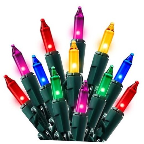 Christmas String Lights,100 Count 21.4FT Christmas Fairy 100 Lights ...