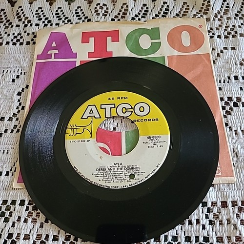 Derek And The Dominos 45 RPM - Layla / I Am Yours - ATCO 45-6809. 1971 ...