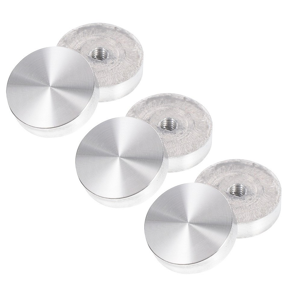 6 Pcs Aluminum Cake Discs Table Top Metal for Glass Circle Disks | eBay ...