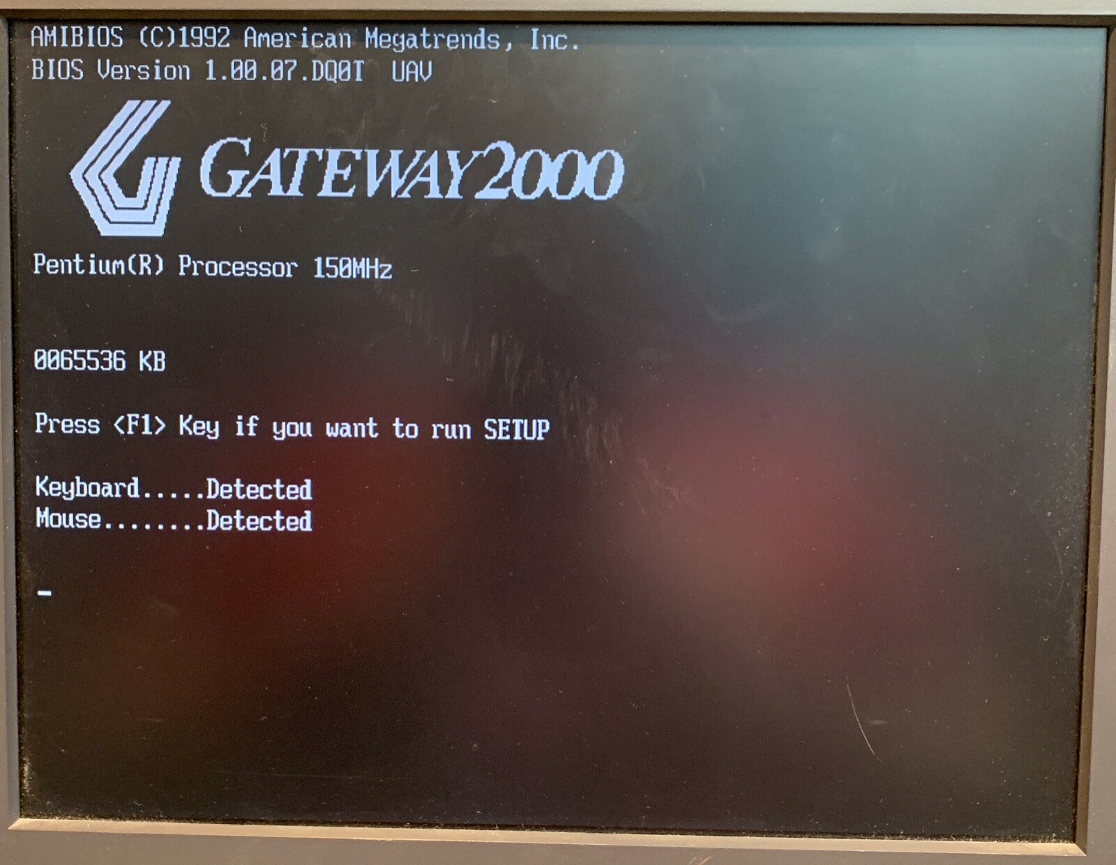 Rare 1996 Gateway 2000, P5-133 intel 150MHz Windows 98 Desktop computer ...