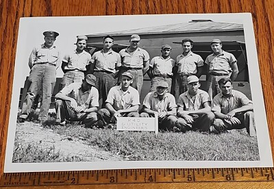 Original WW2 Photo R4D & Utility Engineers NAMED Sailors US Navy 1945 ...