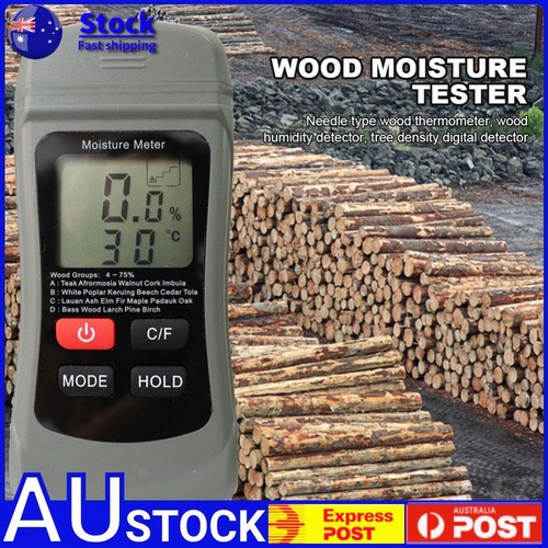Wood Humidity Tester Accurate Timber Hygrometer for Bamboo/Paper ...