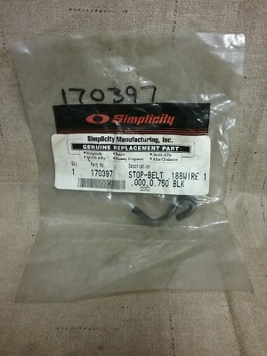 New Genuine Simplicity 170397 Stop Belt | eBay