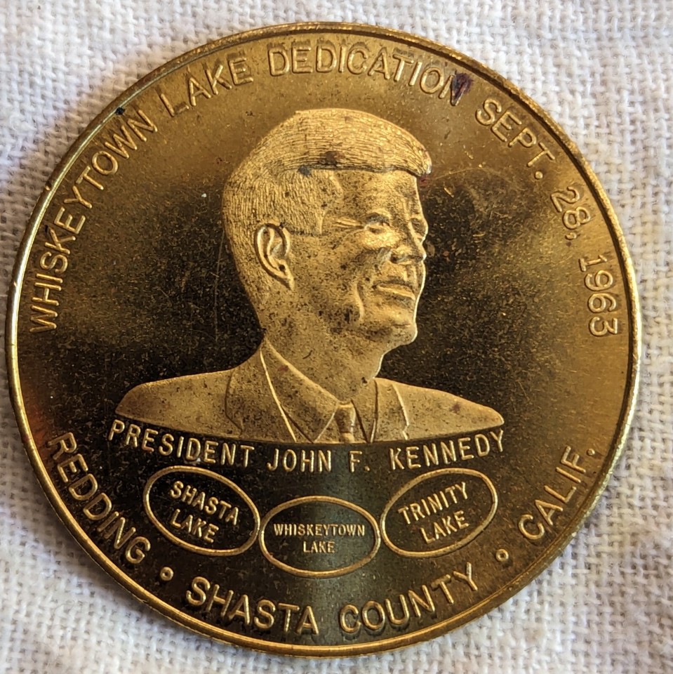 Kennedy Memorial Coin/Token UNC : RFK JFK Shasta County, CA ...