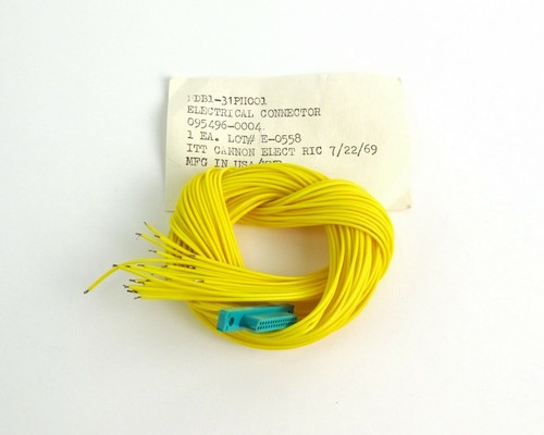 ITT/Cannon MDB1-31PH001 Connector Assembly Micro Mini D-sub 32 POS ...