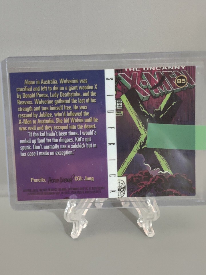 1995 Fleer Ultra X-Men Chromium Sidekick #85 Wolverine Timeline Marvel ...