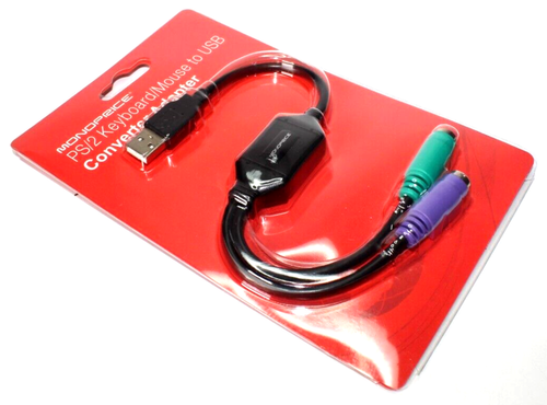 PS2 Mouse Keyboard to USB Adapter Y Splitter Combo Converter | eBay
