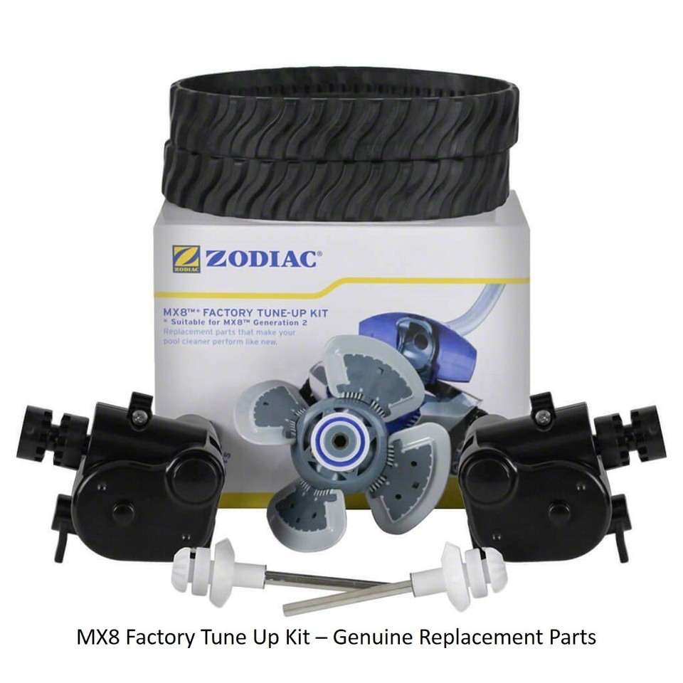 Zodiac MX8 Cleaner Tune Up Kit Genuine Factory Parts MX6 AX10 Rebuild ...