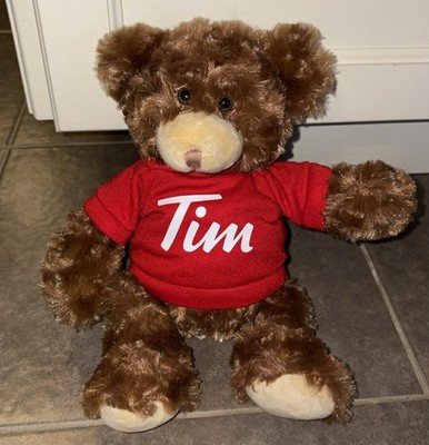 Tim Hortons Canada Teddy Bear Tim Plush Toy | eBay