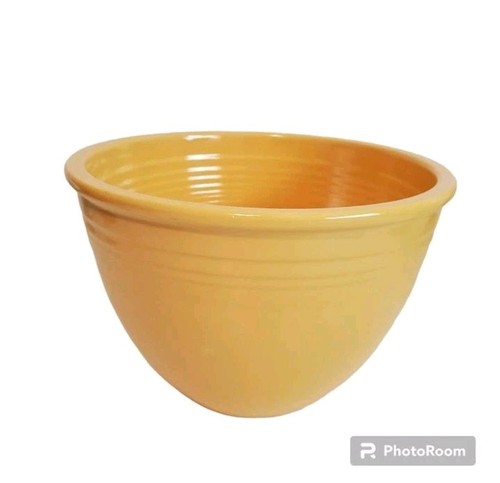 Vtg Fiestaware Fiesta Yellow #5 Mixing Nesting Bowl 1930s-1940s Wet ...