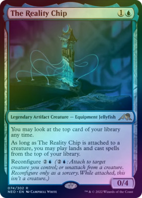 FOIL The Reality Chip (NEO) (NM) | MTG | Magic the Gathering | eBay UK