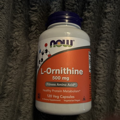 Now Foods L-Ornithine 500 mg 120 Veg Capsules , Vegan 11/27 | eBay
