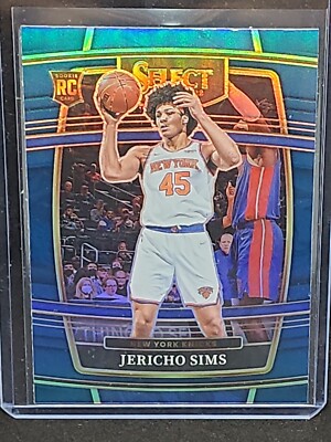 Jericho Sims 2021-22 Panini Select Concourse Silver Prizm Rookie Card ...