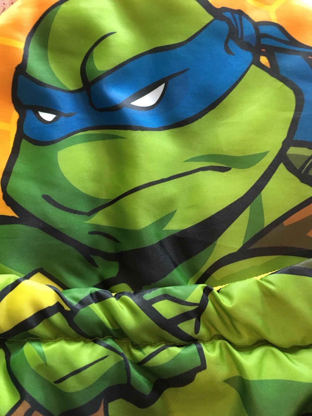 Teenage Mutant Ninja Turtles Leonardo Blue TMNT Sleeping Bag Camp ...