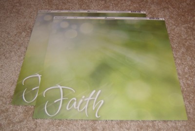 Reminisce Design 12x12 Paper (2) ~ Devoted Faith Collection....Glory | eBay