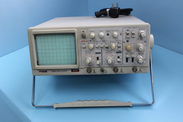 Protek 6510 Oscilloscope 100mhz 2 Channel With Probe Working for sale ...