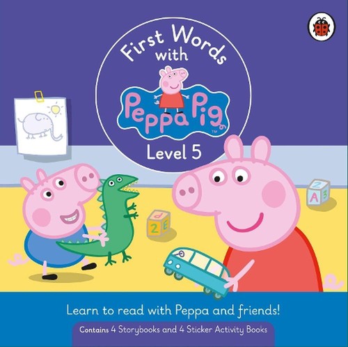First Words with Peppa Level 5 Box Set by Peppa Pig (English) | eBay