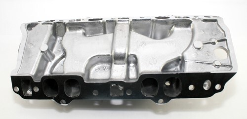 BBC Big Block Chevy 396 Oval Port Polished Aluminum Intake Manifold ...