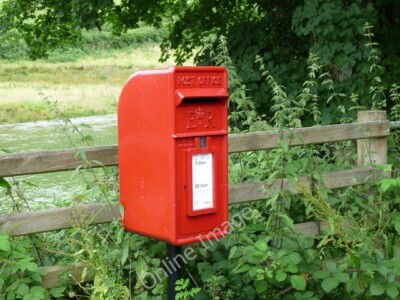 Photo 6x4 Post box next to Afon Dulas Machynlleth c2010 | eBay UK