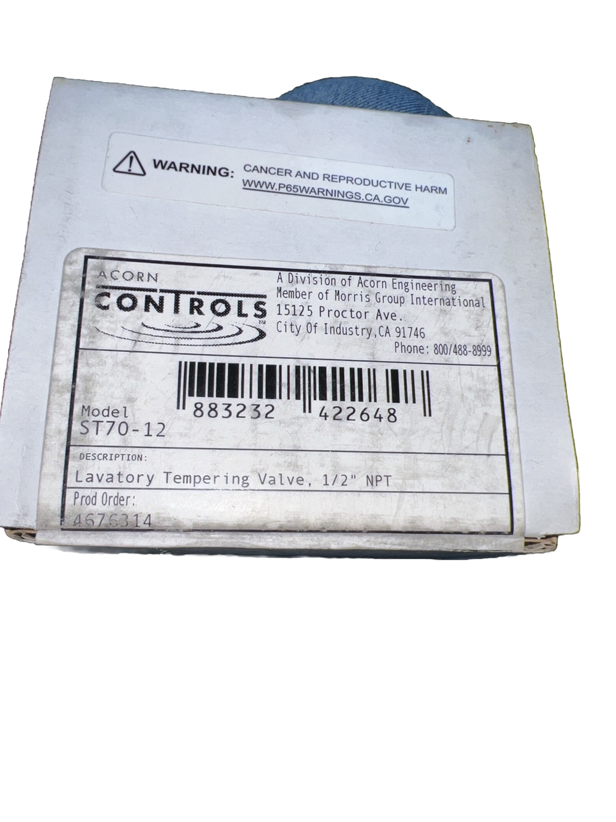 Acorn ST70-12 Lavatory Mixing Valve 1/2" NPT for sale online | eBay