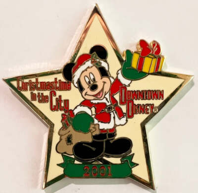 Santa Mickey Mouse Christmastime in the City 2001 WDW Disney Pin C01 | eBay