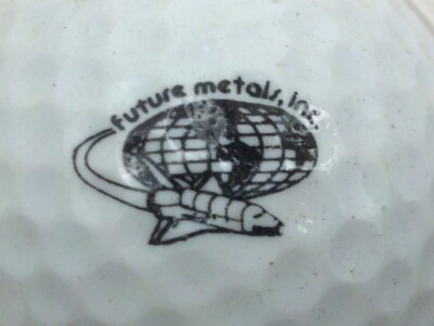 Future Metals Logo Collectible Golf Ball | eBay