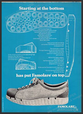 Famolare Shoes 1970s Print Advertisement 1977 Shoe Sole | eBay
