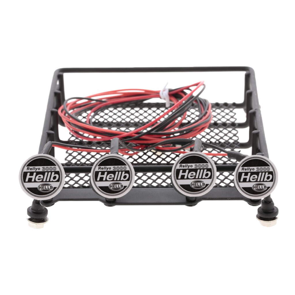 155 * 110 * 40mm Aluminum Roof Rack with Round LED Light & Lampshade ...