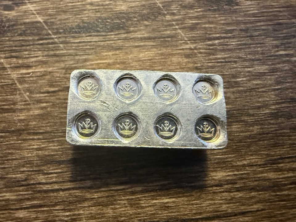 Monarch Precious Metals 1 Troy Oz .999 Silver Lego Brick Bar Stacker ...