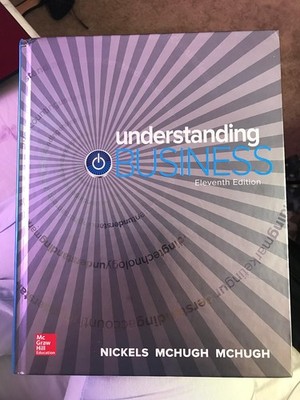Understanding Business - hardcover Nickels, William|McHugh, James|McHugh, Su... 9780078023163| eBay