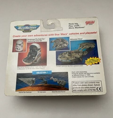 Star Wars Micro Machines Tie Starfighter 1995 Galoob Vintage Sealed ...